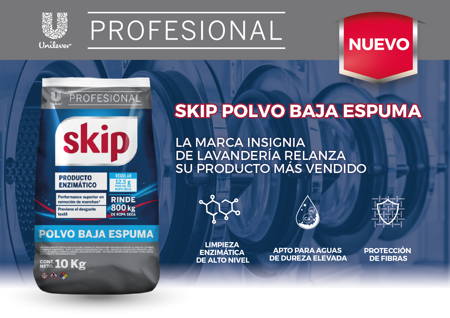 JABON EN POLVO SKIP PROFESIONAL BLS 1 X 10KG